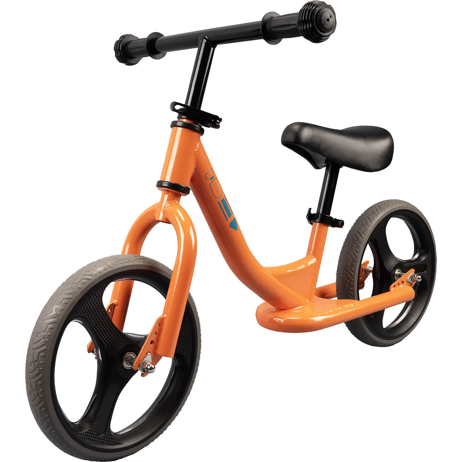 Bicicleta fara pedale Action One Strike, cu roti luminoase de 12 inch ...