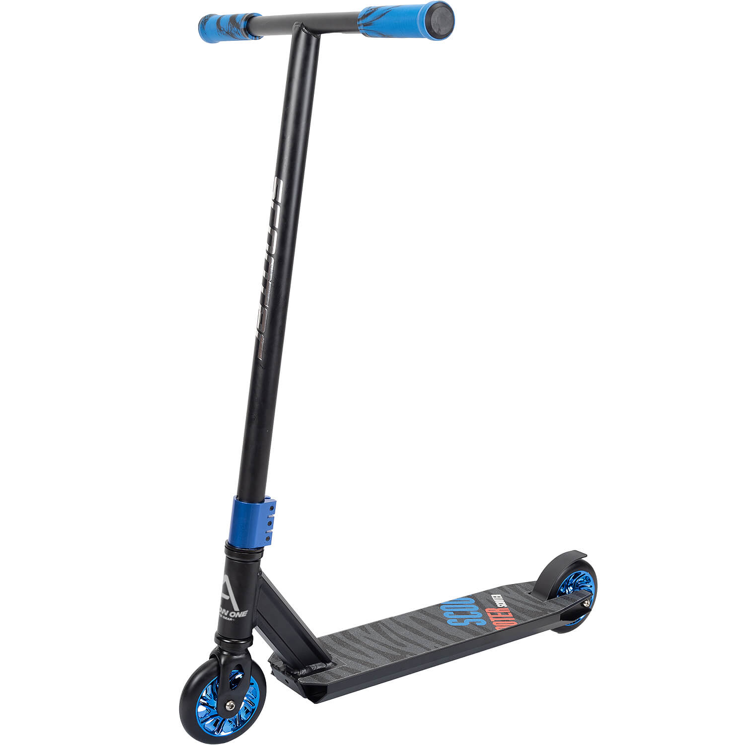 Trotineta Action One Freestyle Mad, roti si platforma aluminiu, blue